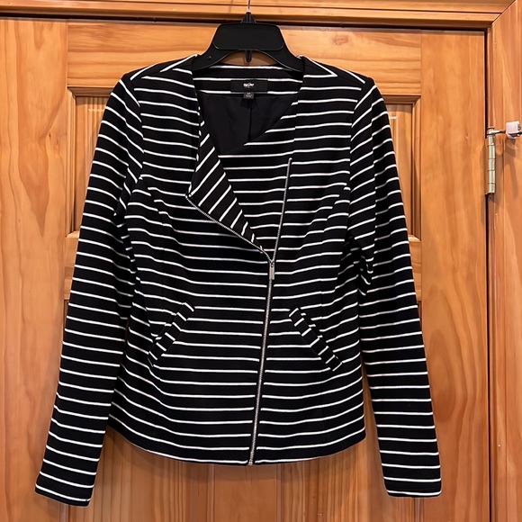 Mossimo Supply Co. | Jackets & Coats | Mossimo Black And White Striped ...